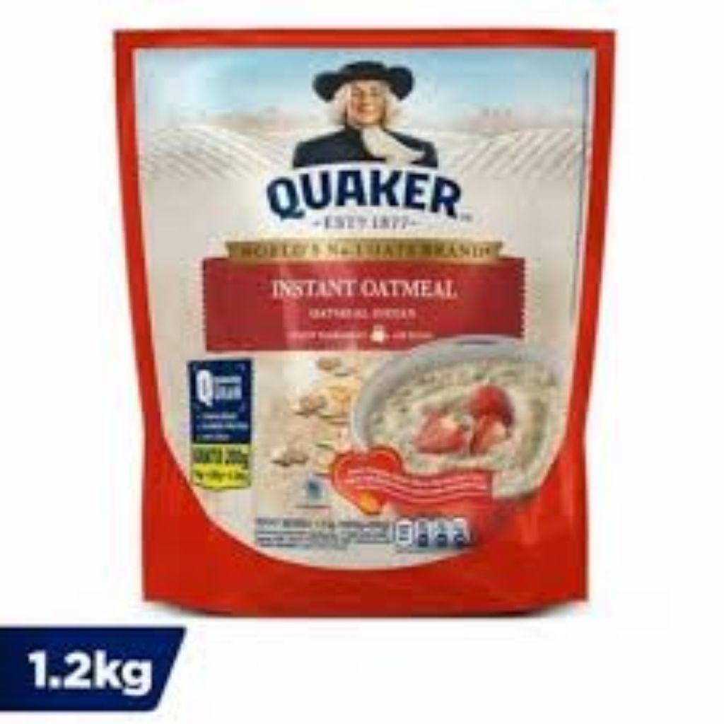 Jual Quaker Oat Instant 1.2kg | Shopee Indonesia