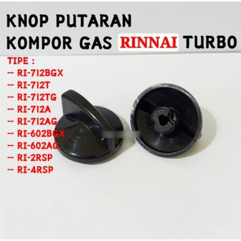 Jual Knop Kompor Gas Rinnai TURBO RI-712 RI-712T RI-712A | Shopee Indonesia