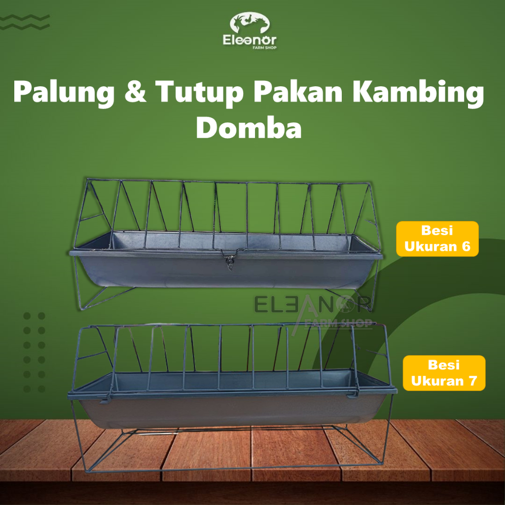 Jual Tempat Pakan Kandang Modern Kambing Domba Warna Palung Pakan ...