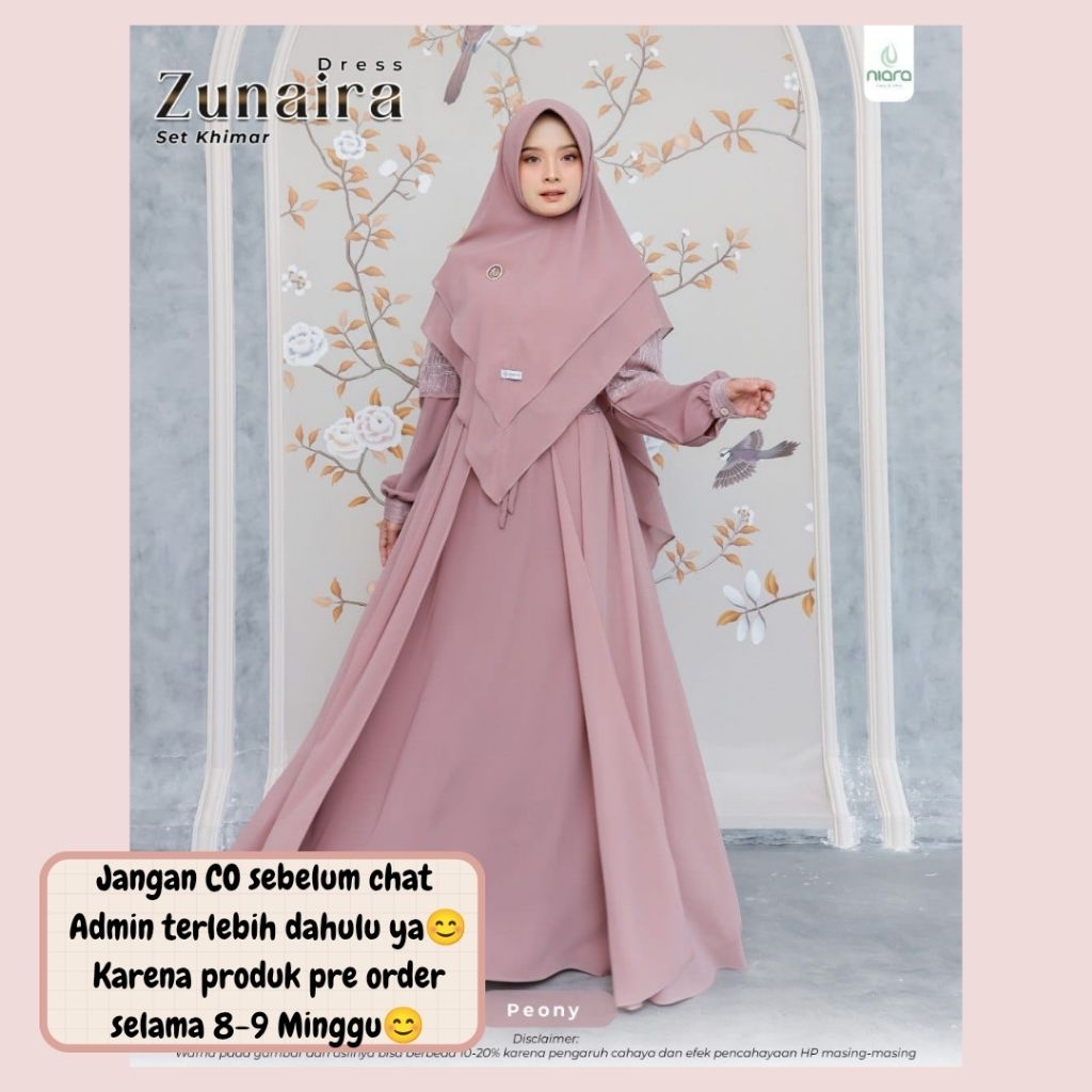 Jual Zunaira by niara id OPEN PRE ORDER (READY SEPTEMBER 2025) gamis ...