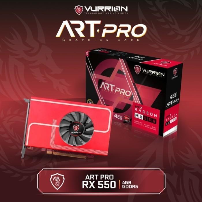 Jual VGA VURRION ART PRO RADEON RX 550 4GB GDDR5 (output 4xHDMI ...