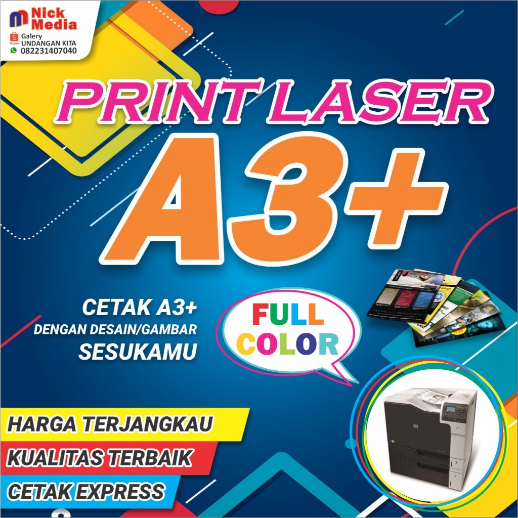Jual CETAK A3+ BAHAN ARTPAPER, STICKER BONTAQ ( CHROMO ), HVS | Shopee ...