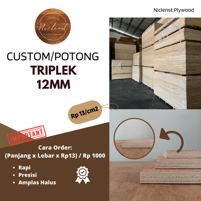 Jual Custom Triplek/Multiplek 12MM – Harga Murah Per Cm | Shopee Indonesia