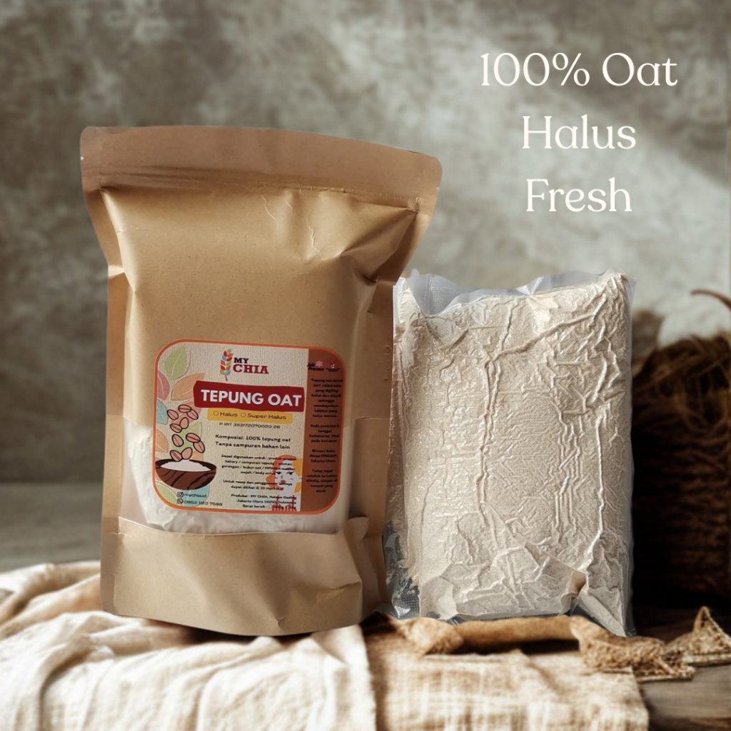 Jual Tepung Oat 500g Oats Flour Powder tepung oatmeal Bubuk Baking Roti ...