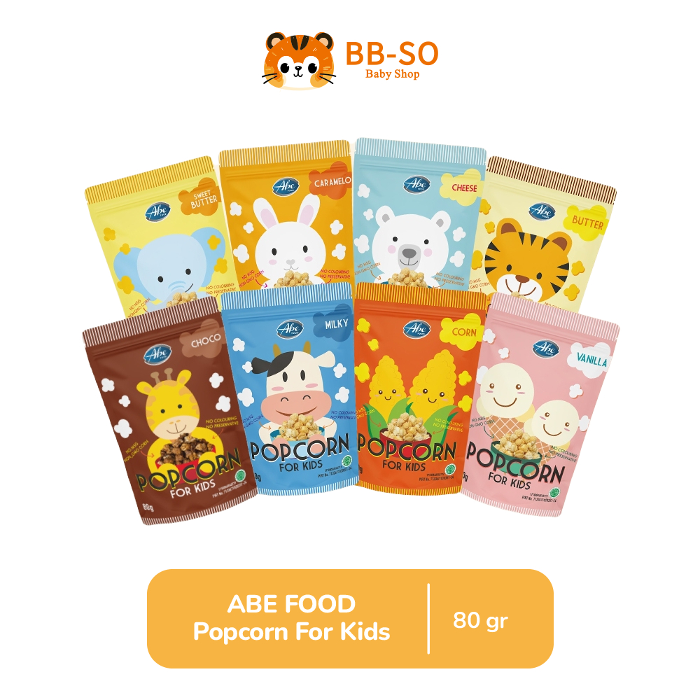 Jual ABE FOOD Popcorn For Kids 80gr | Shopee Indonesia