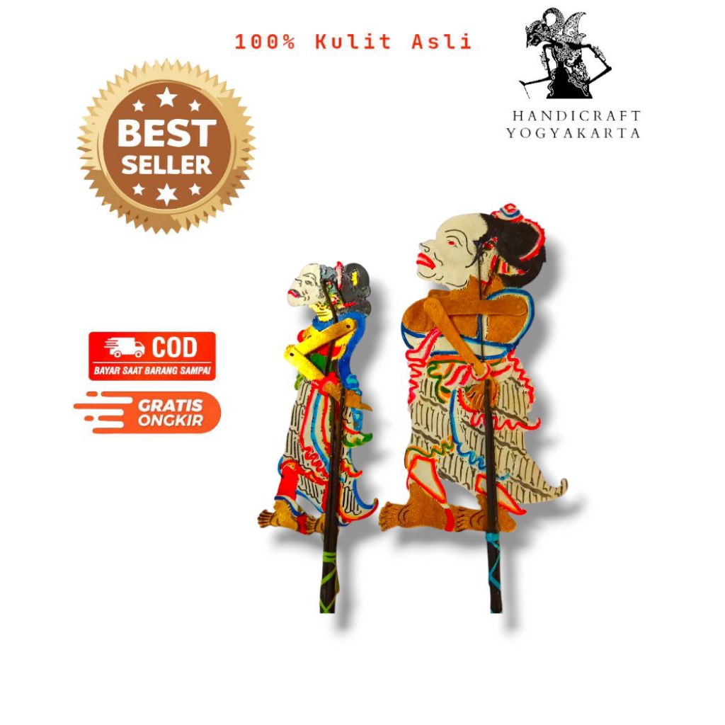 Jual Wayang kulit Asli Limbuk dan Cangik Ukuran Kecil Tinggi Wayang ...