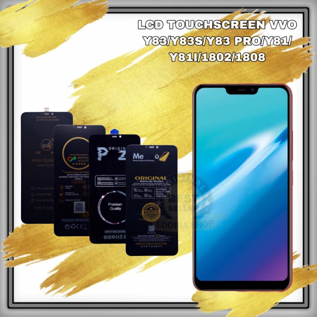 Jual LCD TOUCHSCREEN VVO Y83/Y83S/Y83 PRO/Y81/Y81I/1802/1808 BLACK ...
