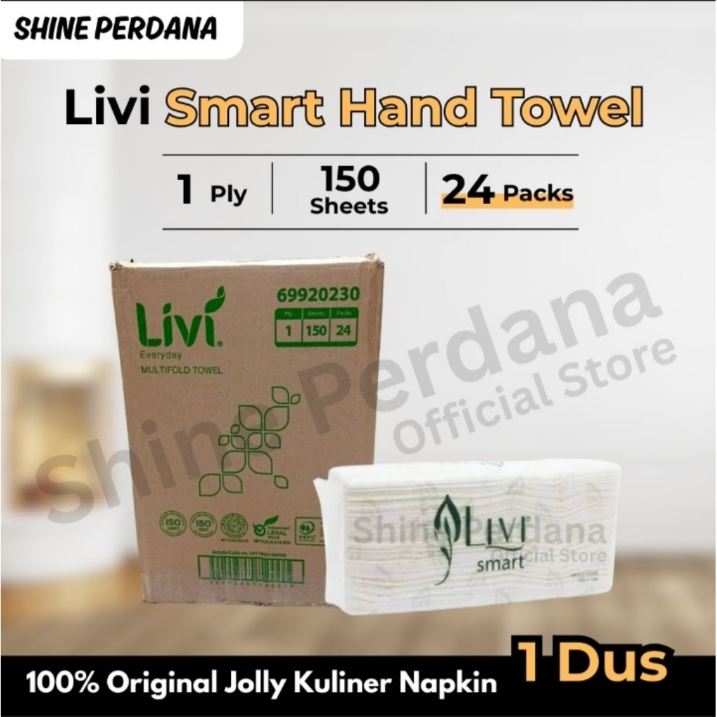 Jual TERMURAH 1 Dus Tisu Tissue Hand Towel LIVI EVERYDAY Multifold By ...