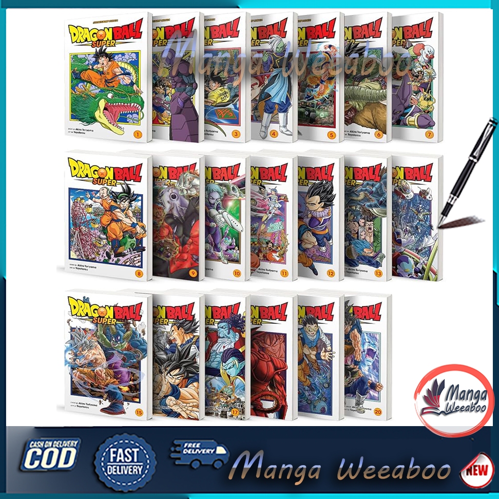 Jual Dragon Ball Super English Manga Volume 1-23 English Version Comic ...