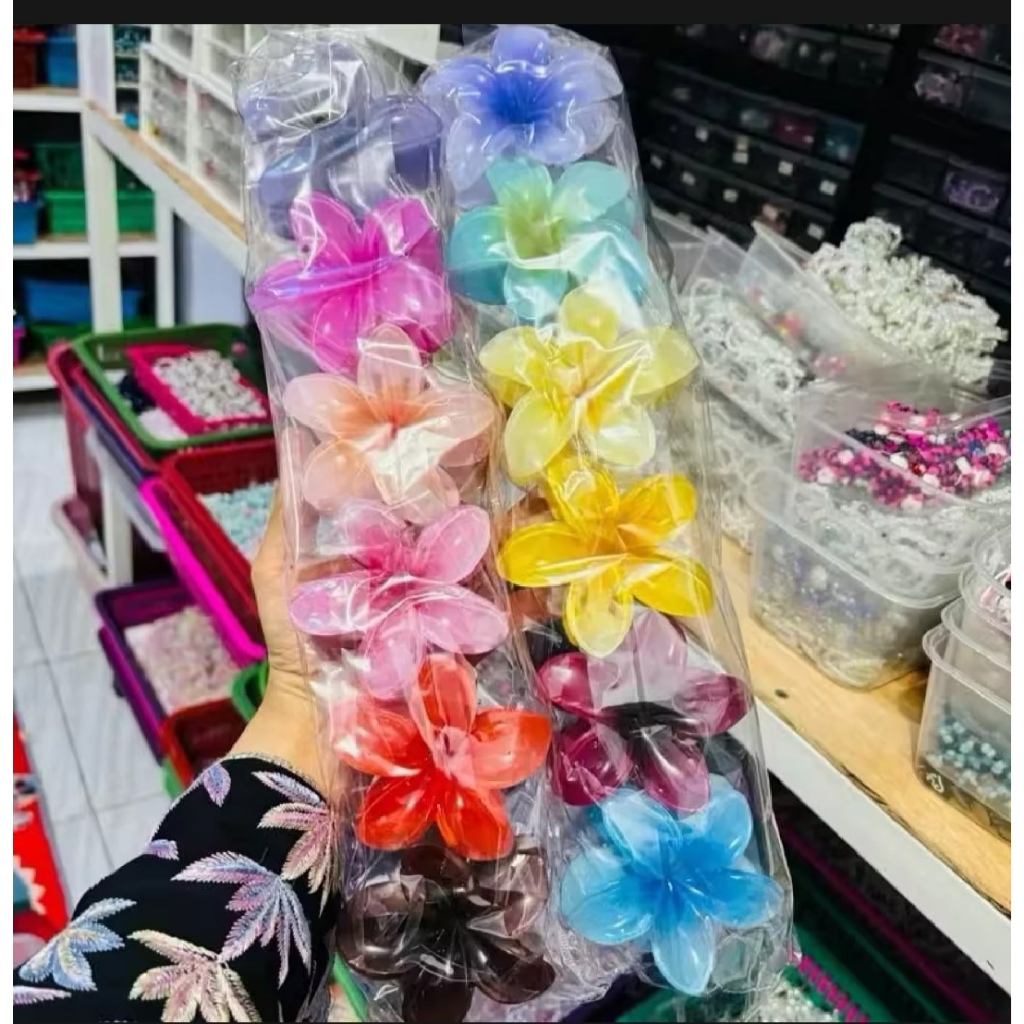 Jual JEPITAN BUNGA KAMBOJA 1 LUSIN 12 PCS JEDAI KAMBOJA 8CM | Shopee ...