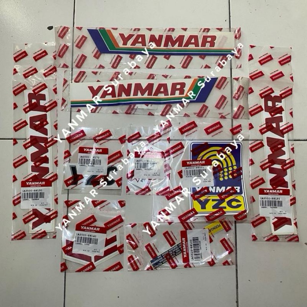 Jual Sticker set Yanmar YZC Original | Shopee Indonesia
