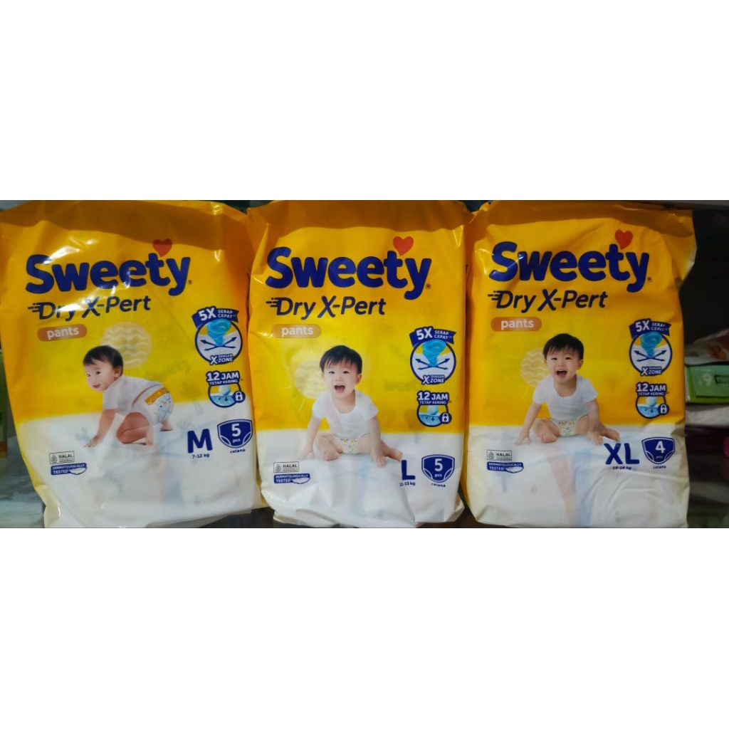 Jual Sweety Bronze Dry X-Pert mini pack, M5, L5, XL4 | Shopee Indonesia