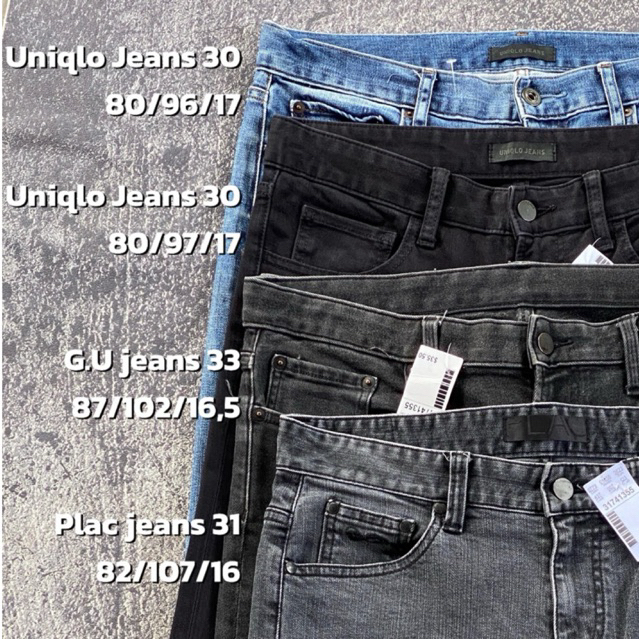 Jual Uniqlo Jeans Plac Jeans | Shopee Indonesia
