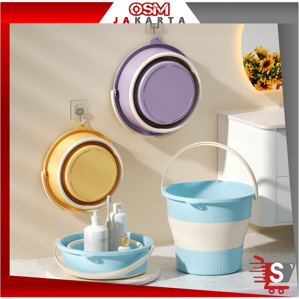 Jual OSM JKT H6651 Baskom Lipat Serbaguna / Foldable Elastic Basin ...