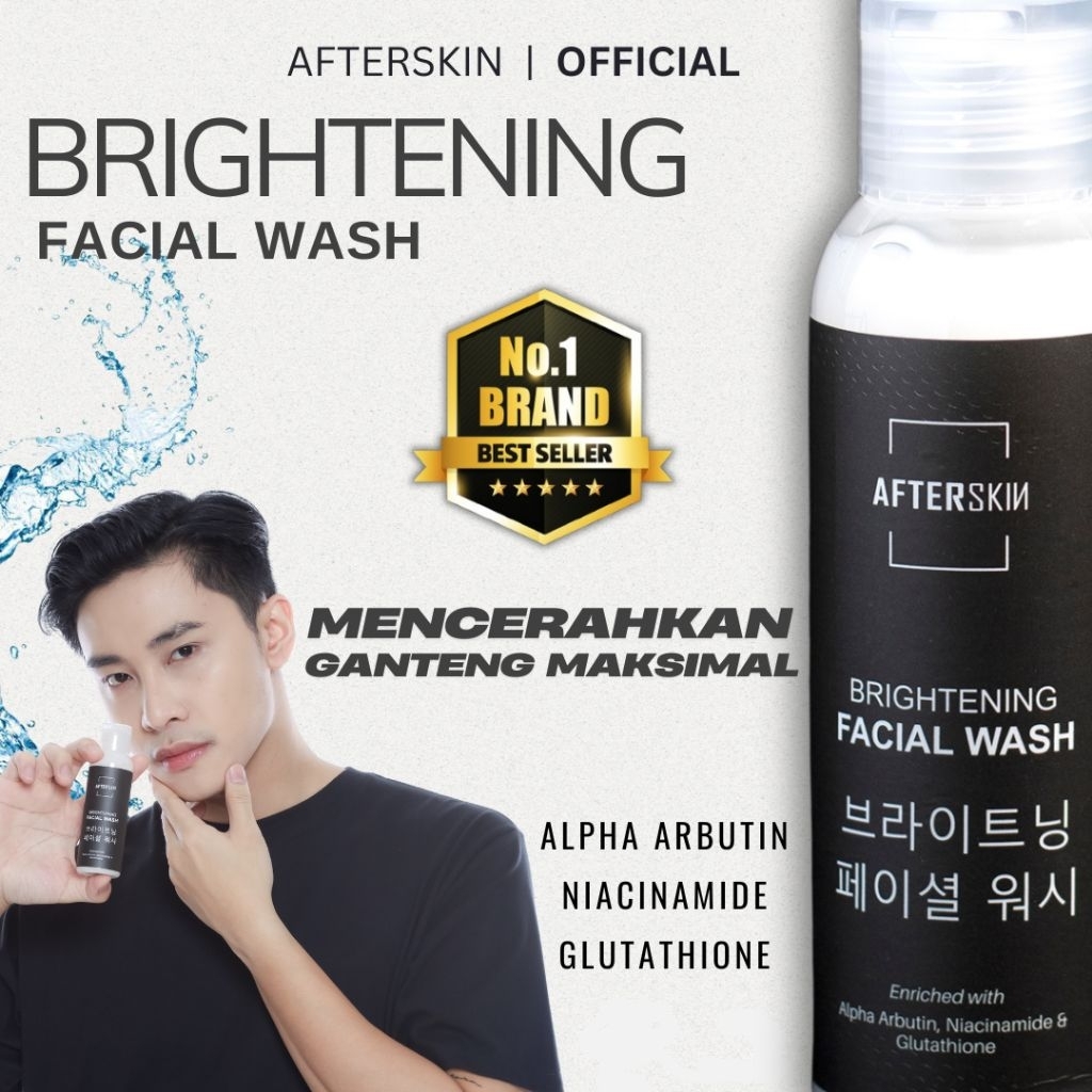 Jual [SKINCARE PRIA] AFTERSKIN Brightening Facial Wash - Sabun ...