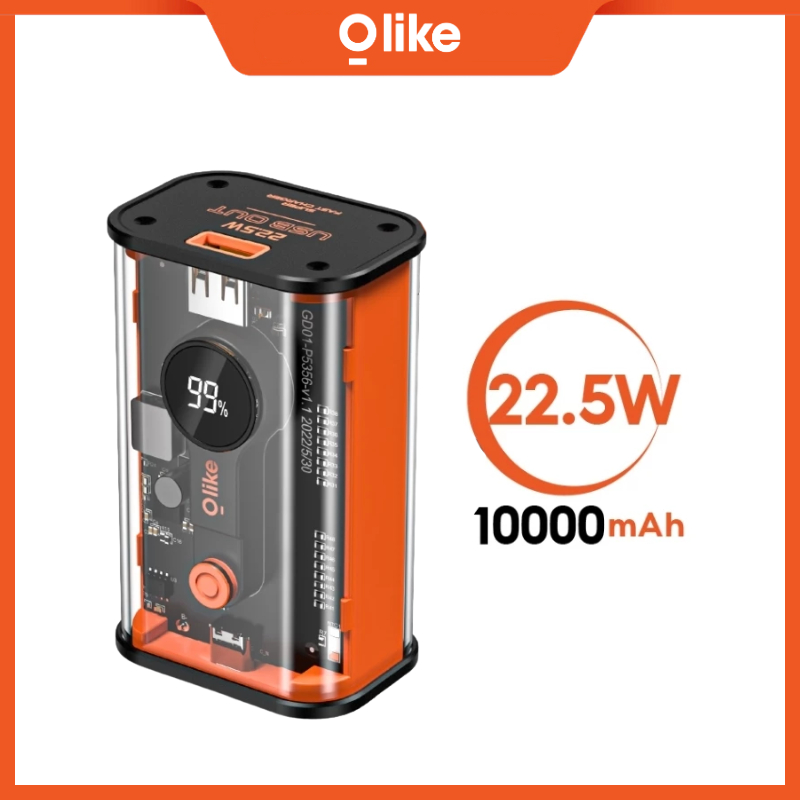 Jual Olike Powerbank P5 10000mAh 5A 22.5W Fast Charging USB PD QC VOOC ...