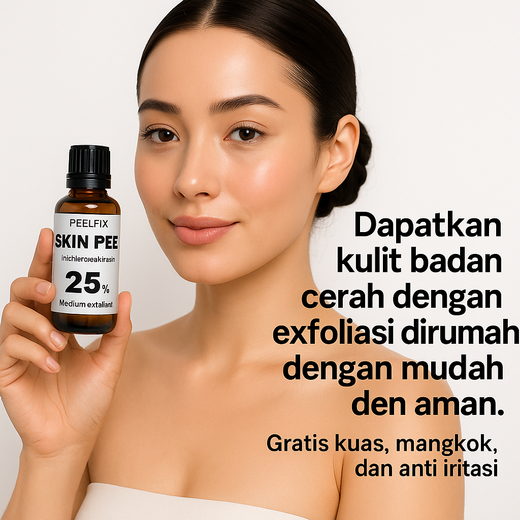 Jual PEELING BADAN PENGELUPASAN PENCERAH KULIT T25% BODY PEELING KLINIK ...