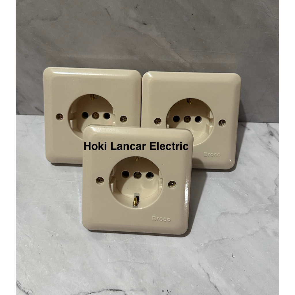 Jual IB STOP KONTAK ARDE BROCO 5511U NEW GEE TANAM TEMBOK SOCKET OUTLET ...