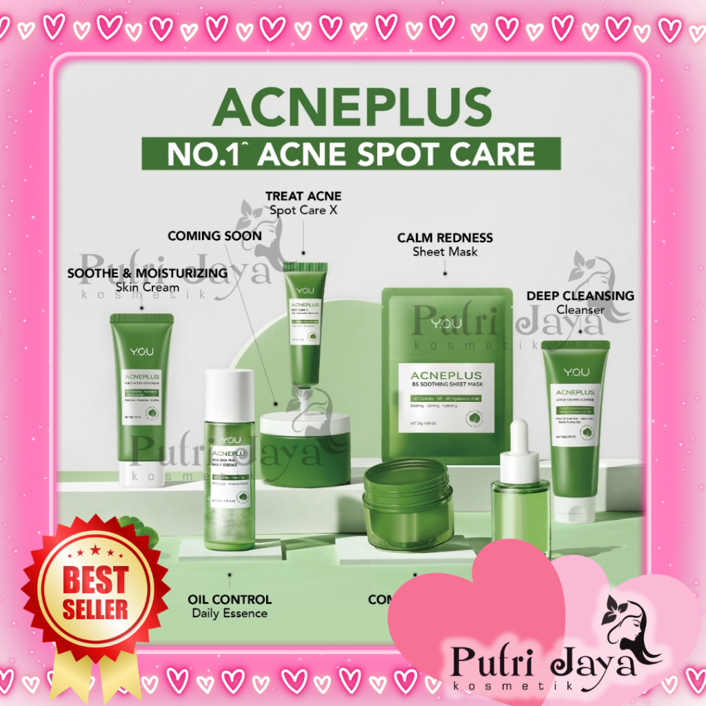 Jual YOU Acne Plus Series/ Acne Spot/Serum/Toner/Moisturizer/Cleanser ...