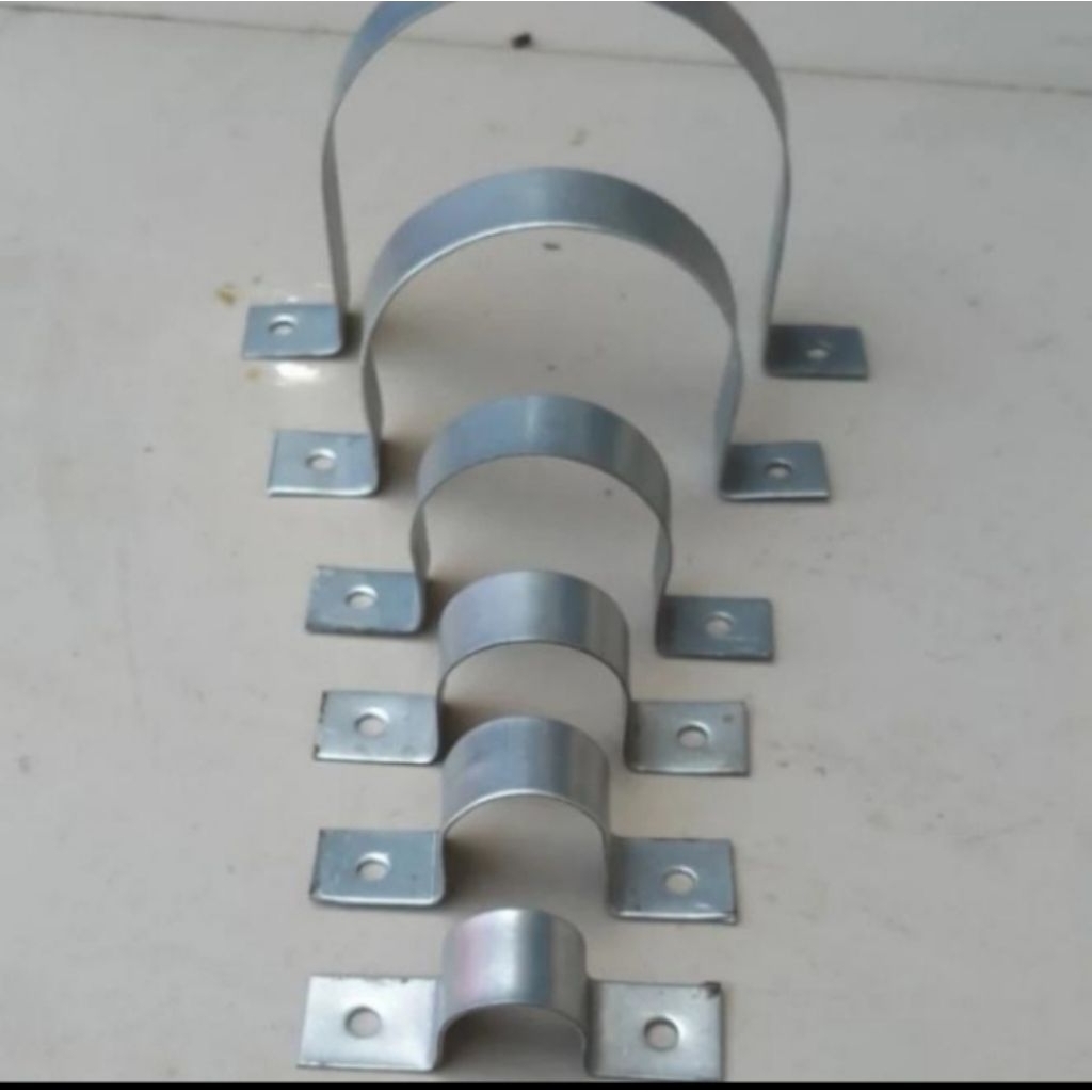 Jual klem omega galvanis utk pipa 8inc | Shopee Indonesia