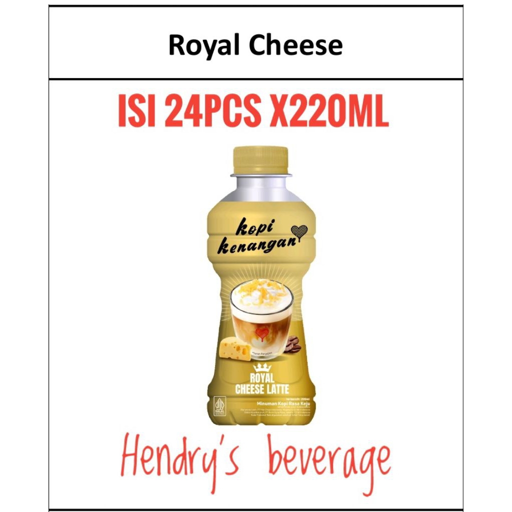Jual Kopi kenangan royal cheese latte 220ml 1karton isi 24pcs | Shopee ...