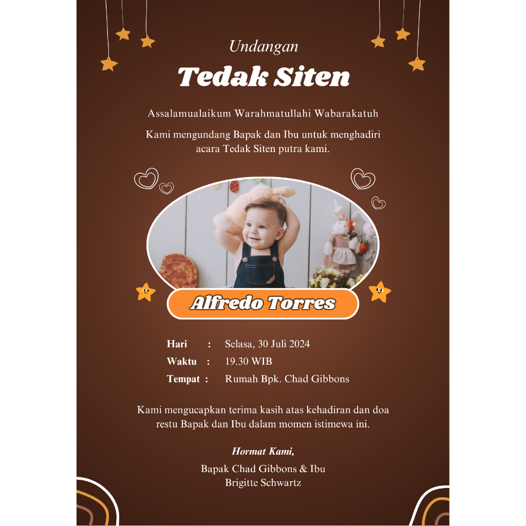 Jual Undangan Digital Bayi JPG/PNG | Baby Shower / Aqiqah / 7 Bulan ...