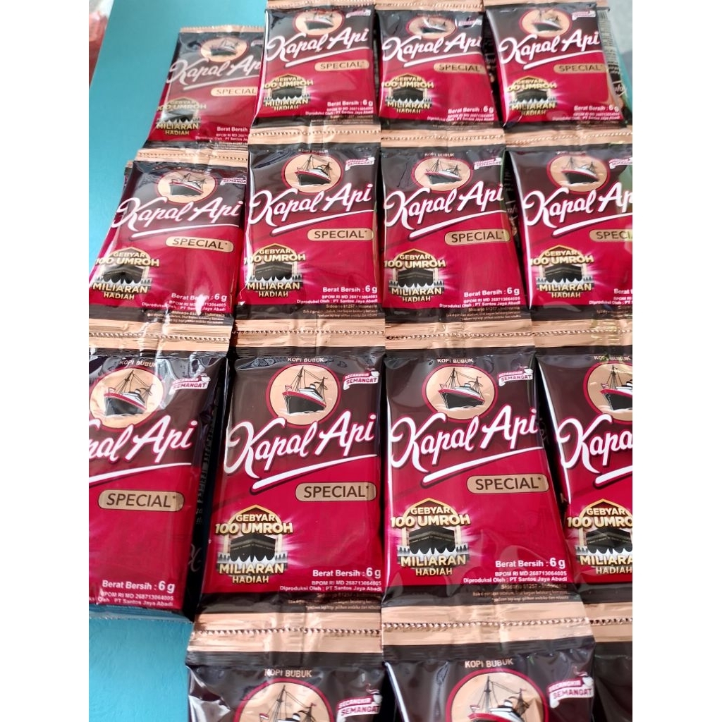 Jual kopi kapal api 1 renteng isi 10 sachet | Shopee Indonesia