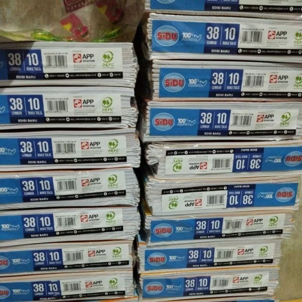 Jual buku tulis sidu 38 lembar per pack isi 10 buku | Shopee Indonesia