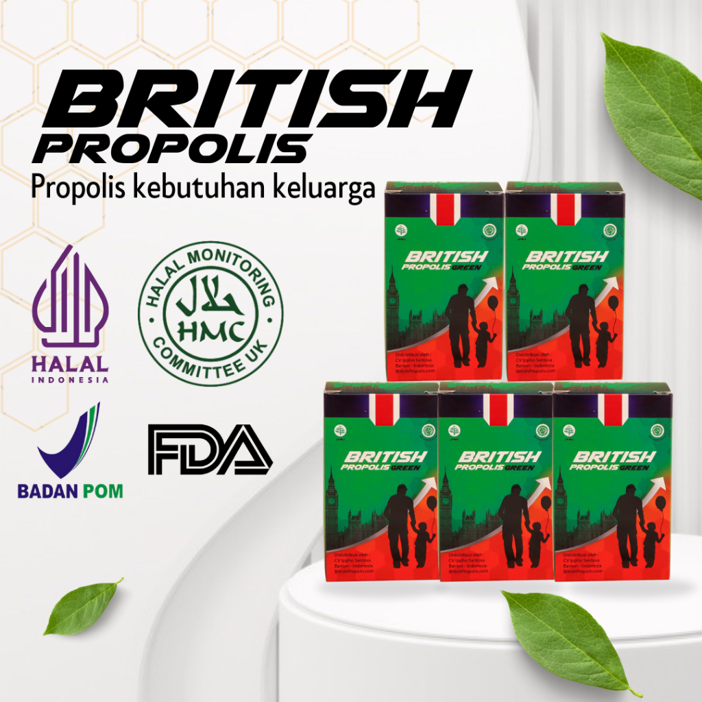 Jual British Propolis Green Paket 5 botol For Kids Vitamin Anak ...