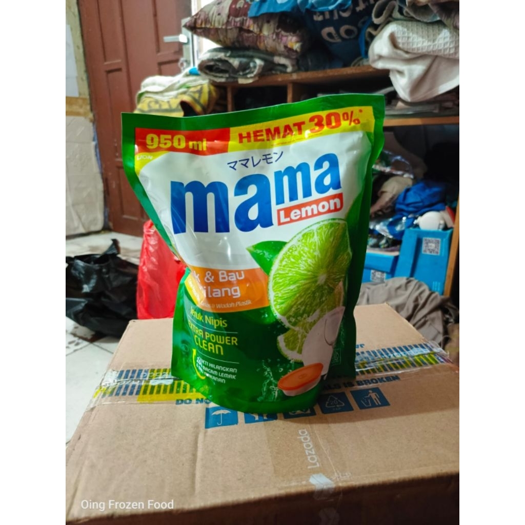 Jual MAMA LEMON JERUK NIPIS 950ML / CAIRAN PENCUCI PIRING | Shopee Indonesia
