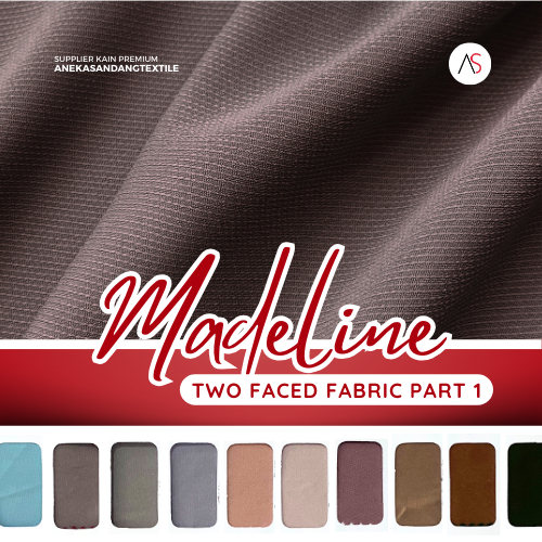 Jual Kain polyester premium Ecer bahan Madeline Premium harga per 0,5 ...