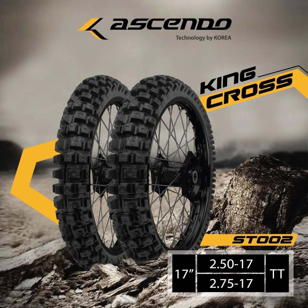 Jual Ban Motor Ascendo Tubtep / Tubetype King Cross St002 Ring 17 ...
