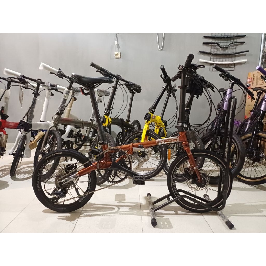 Jual Sepeda Lipat Element Troy 9 Special Edition Rusty Second Upgrade ...