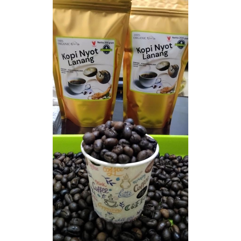 Jual kopi robusta lampung/kopi nyot lampung/kopi lampung asli 200gr ...