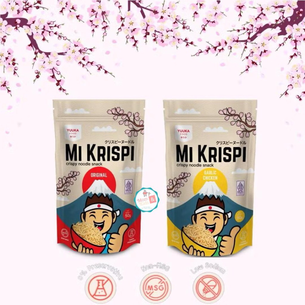 Jual YUUKA FOOD MIE MI KRISPI 50GR | CRISPY NOODLE SNACK | SNACK ...