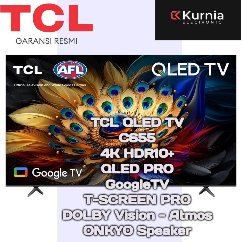 Jual TCL 55C655 QLED PRO 4K GOOGLE TV 55 inch / 50C655 / 43C655 | Shopee Indonesia