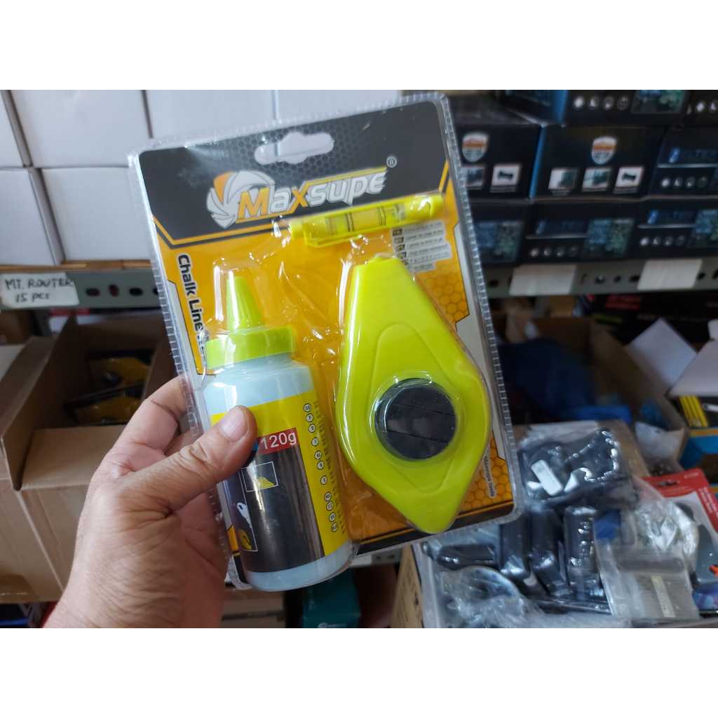 Jual MAXSUPE SIPATAN TINTA 15m Benang meteran timbang tukang - alat ...