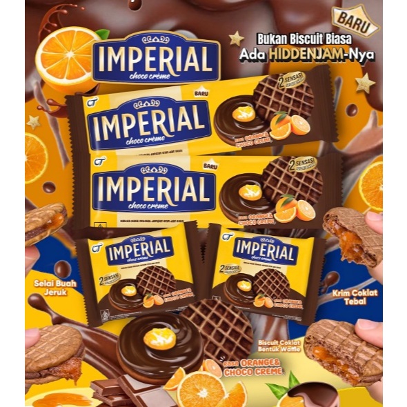 Jual OT Imperial Creme Rasa Orange Choco Creme / Strawberry Choco Creme ...