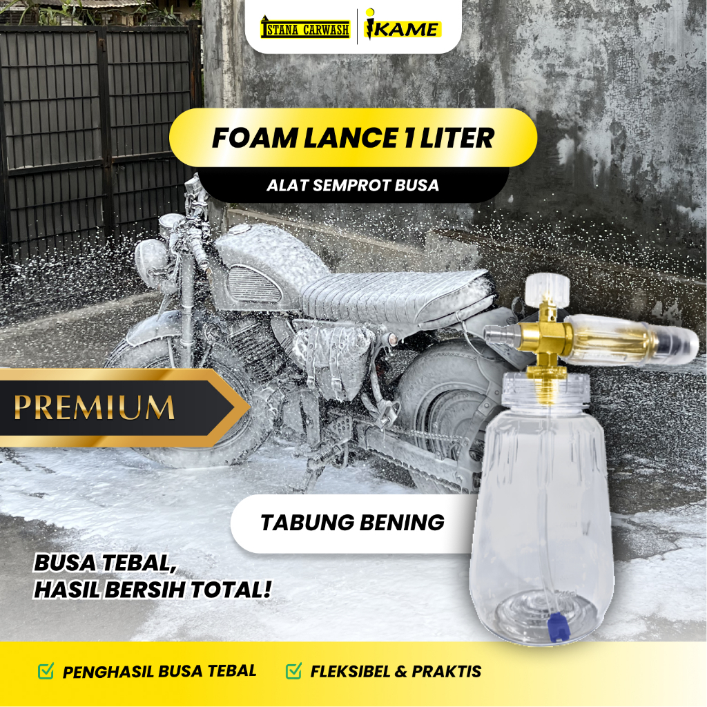 Jual Foam Lance Jet Cleaner 900 ml dan 1 Liter - Tabung Foam Lance Alat ...