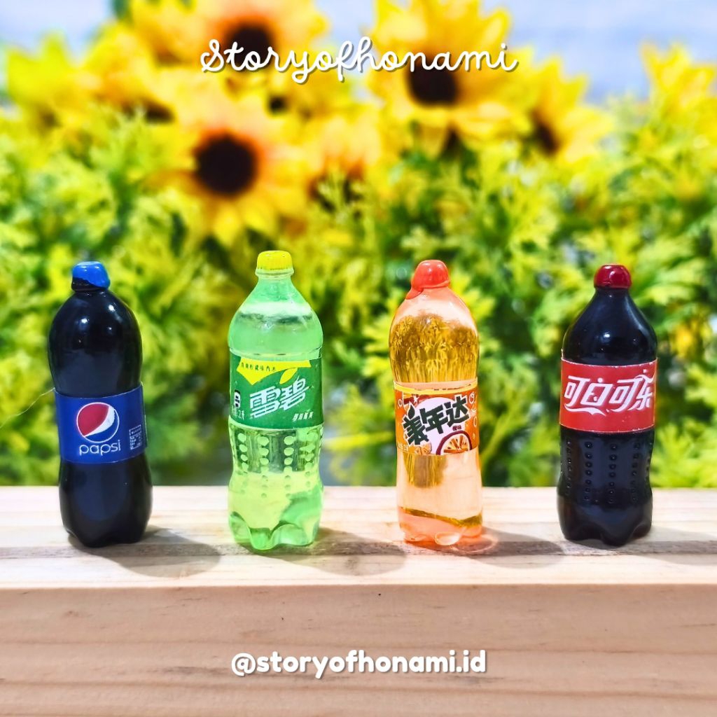 Jual MINIATUR 1:12 SOFT DRINK SODA V2 (1 x 1 x 3.3 cm) PEPSI SPRITE ...