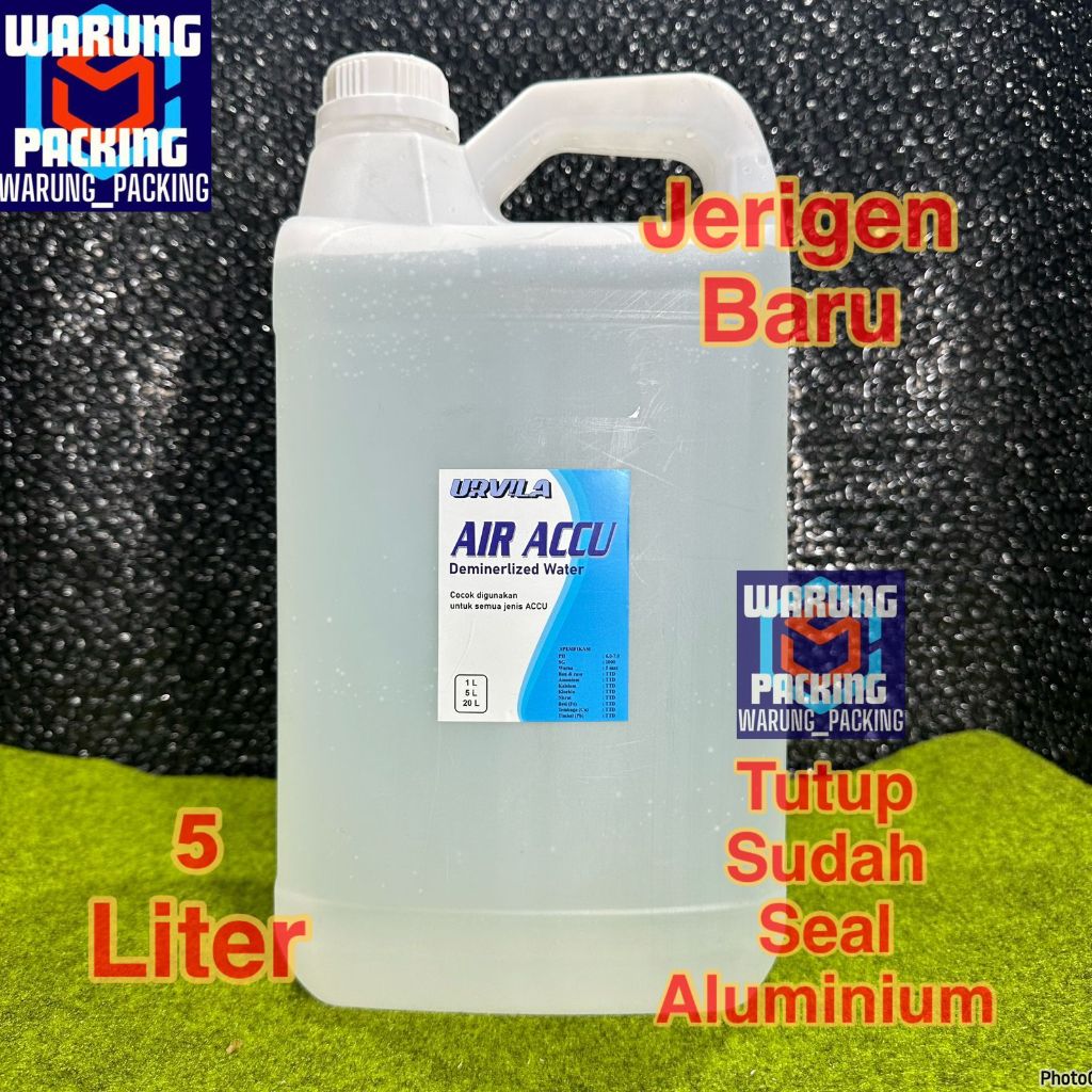 Jual Air aki accu biru isi ulang dirigen jerigen 5 liter | Shopee Indonesia