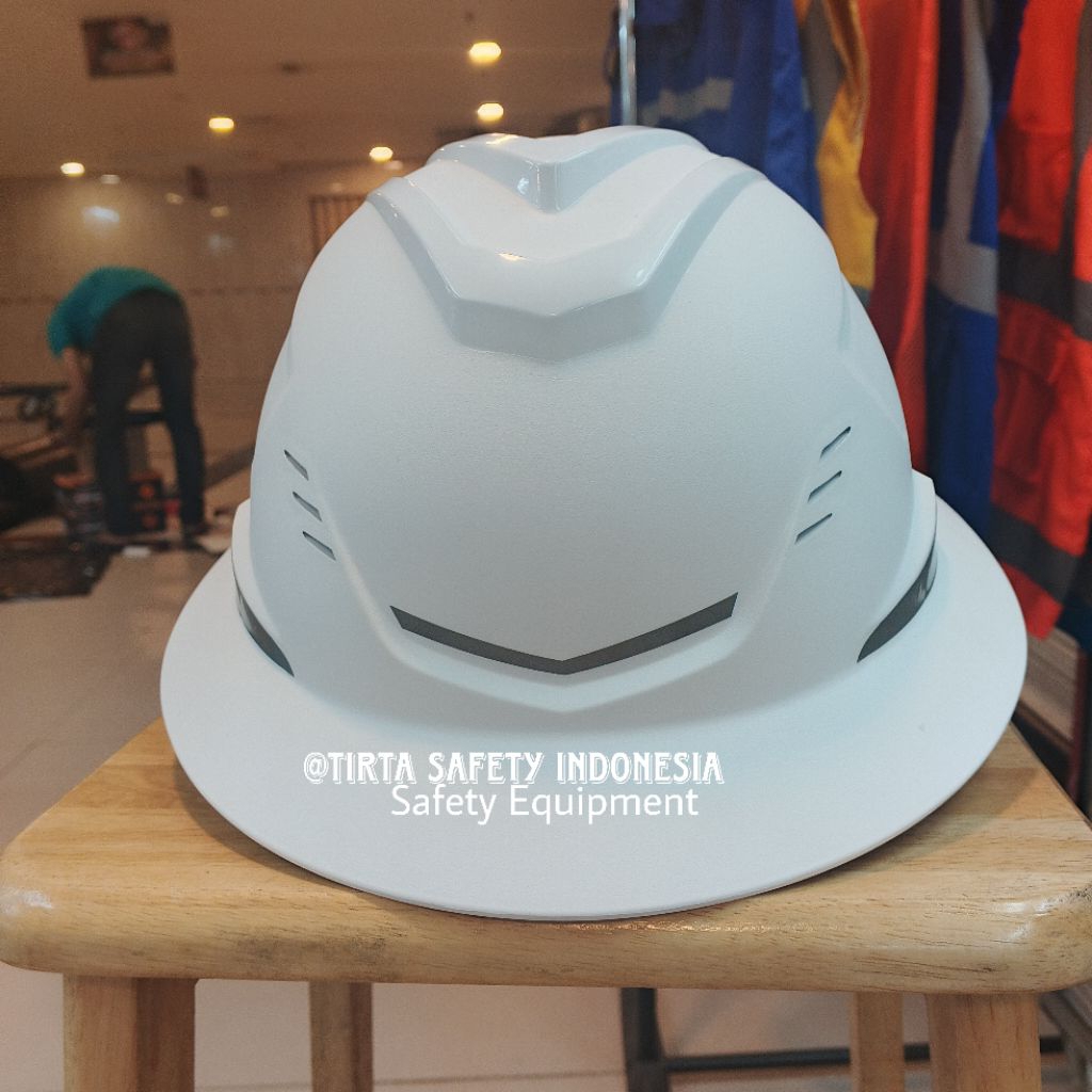 Jual Helm Safety MSA Fullbrim New - Helmet MSA Fullbrim Lokal Ventilasi ...