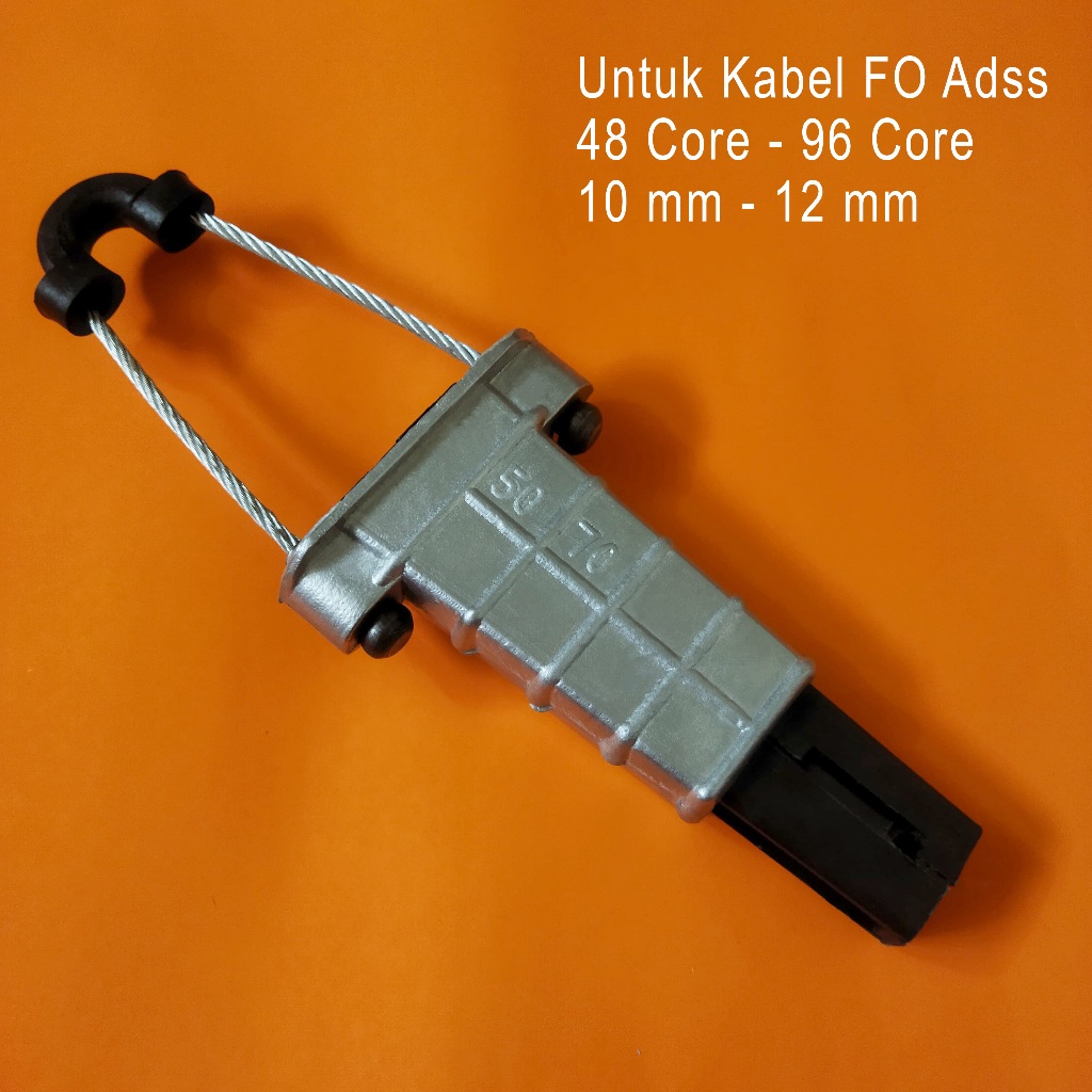 Jual Dead End Clamp kabel FO Adss 48 Core, Klem Buaya Tarikan Kabel ...