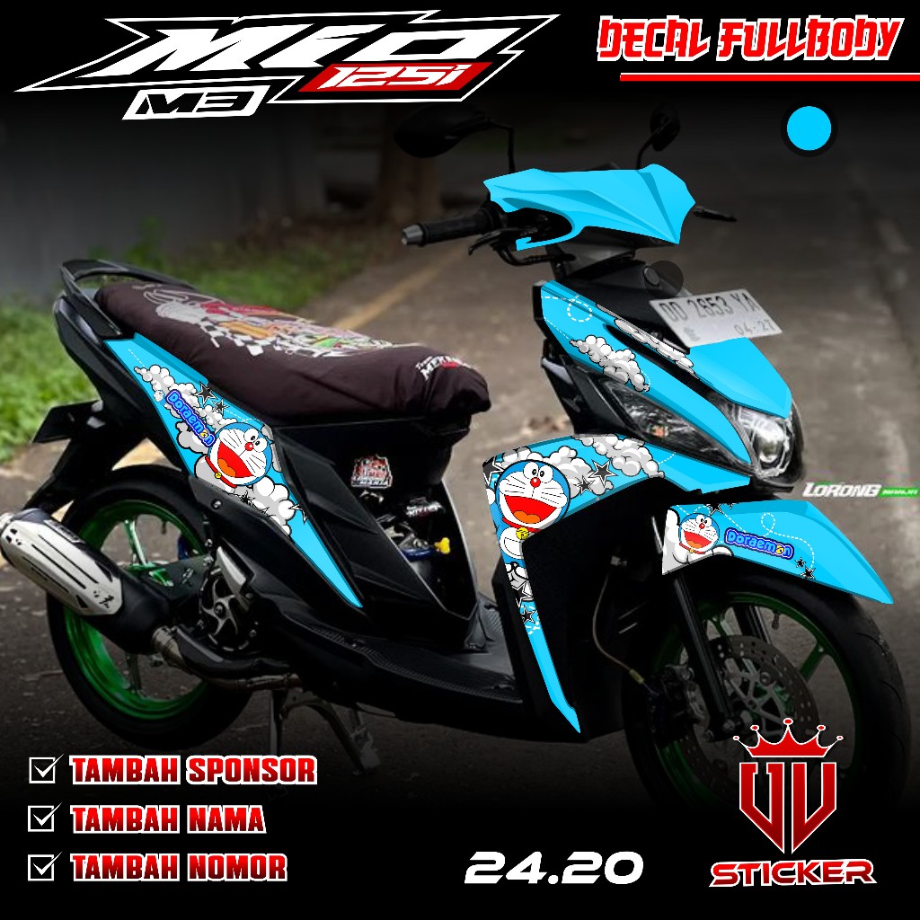 Jual Sticker Decal Full Body Yamaha MIO Z Mio M3 125 - Sticker Decal ...