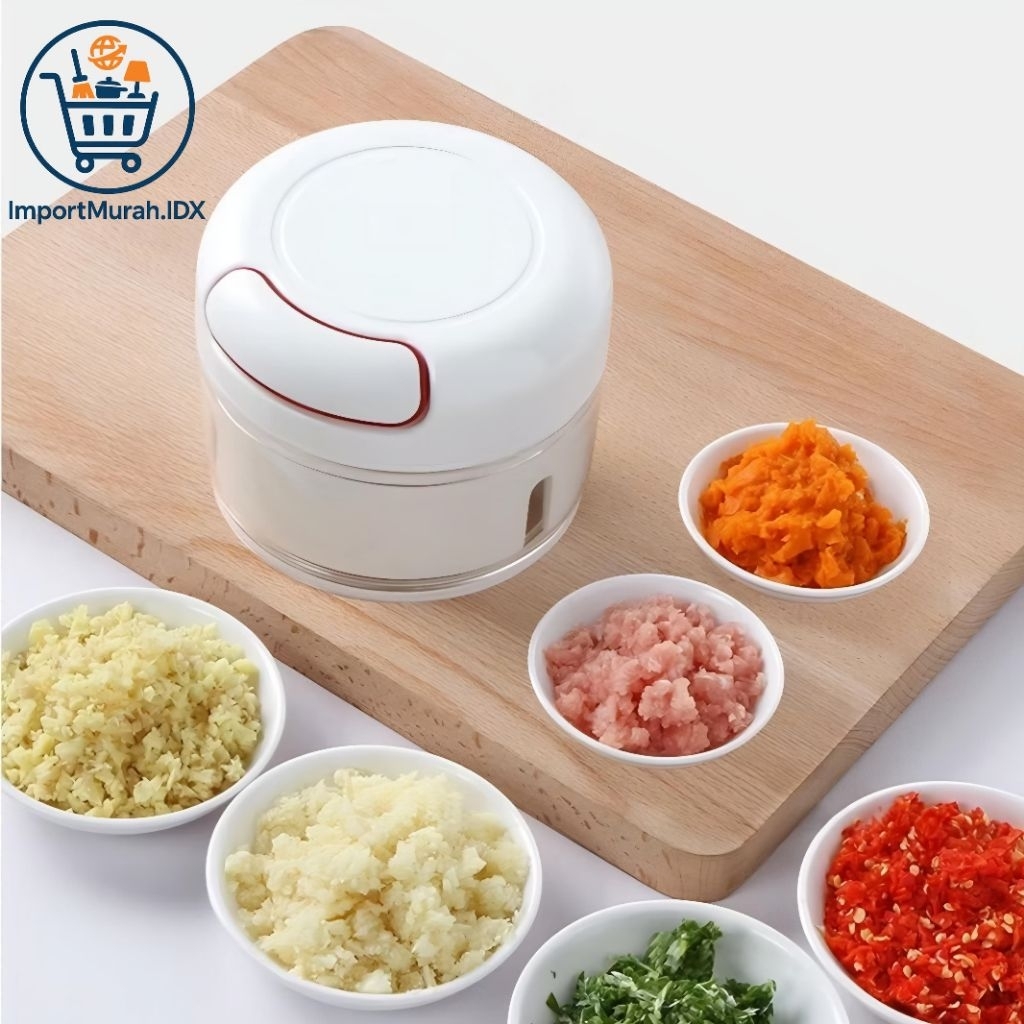 Jual mini Chopper Blender Tarik Manual Tangan Penghalus Pencacah Bumbu ...