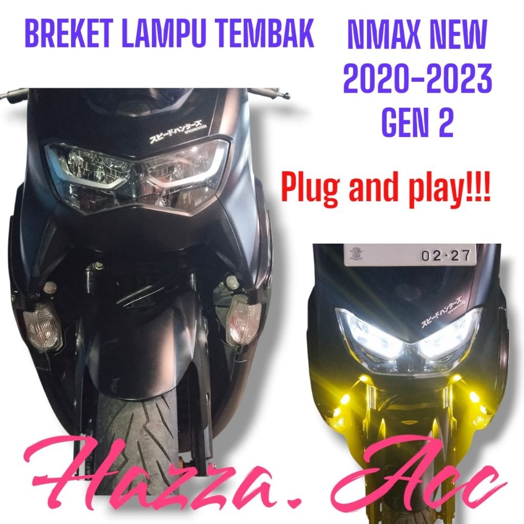 Jual Breket Dudukan Lampu tembak D2 Laser Yamaha Nmax new Gen 2 2019 ...