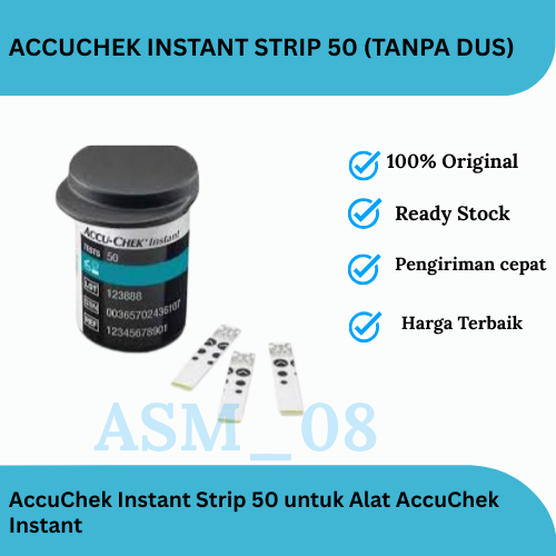 Jual Accu chek instant strip 50 pcs ( tanpa dus ) | Shopee Indonesia