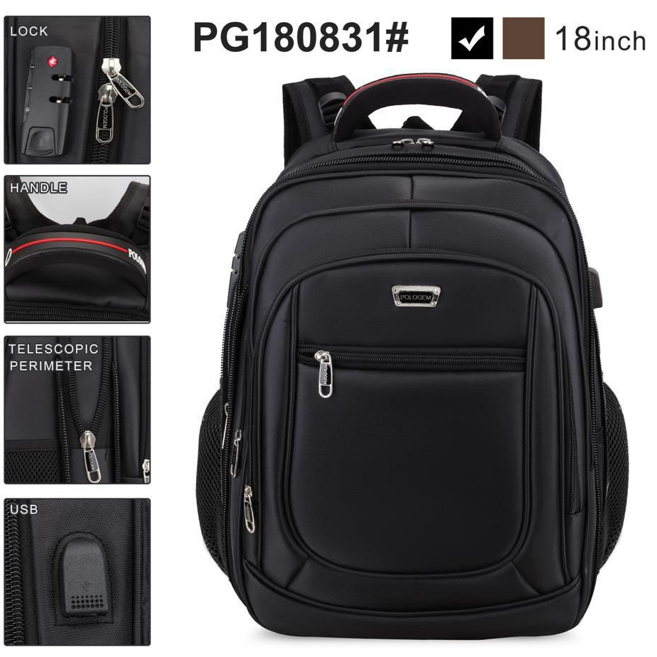 Jual Ransel Polo Gem 18 IN EXPANDABLE Tas Ransel Kerja Tas sekolah ...
