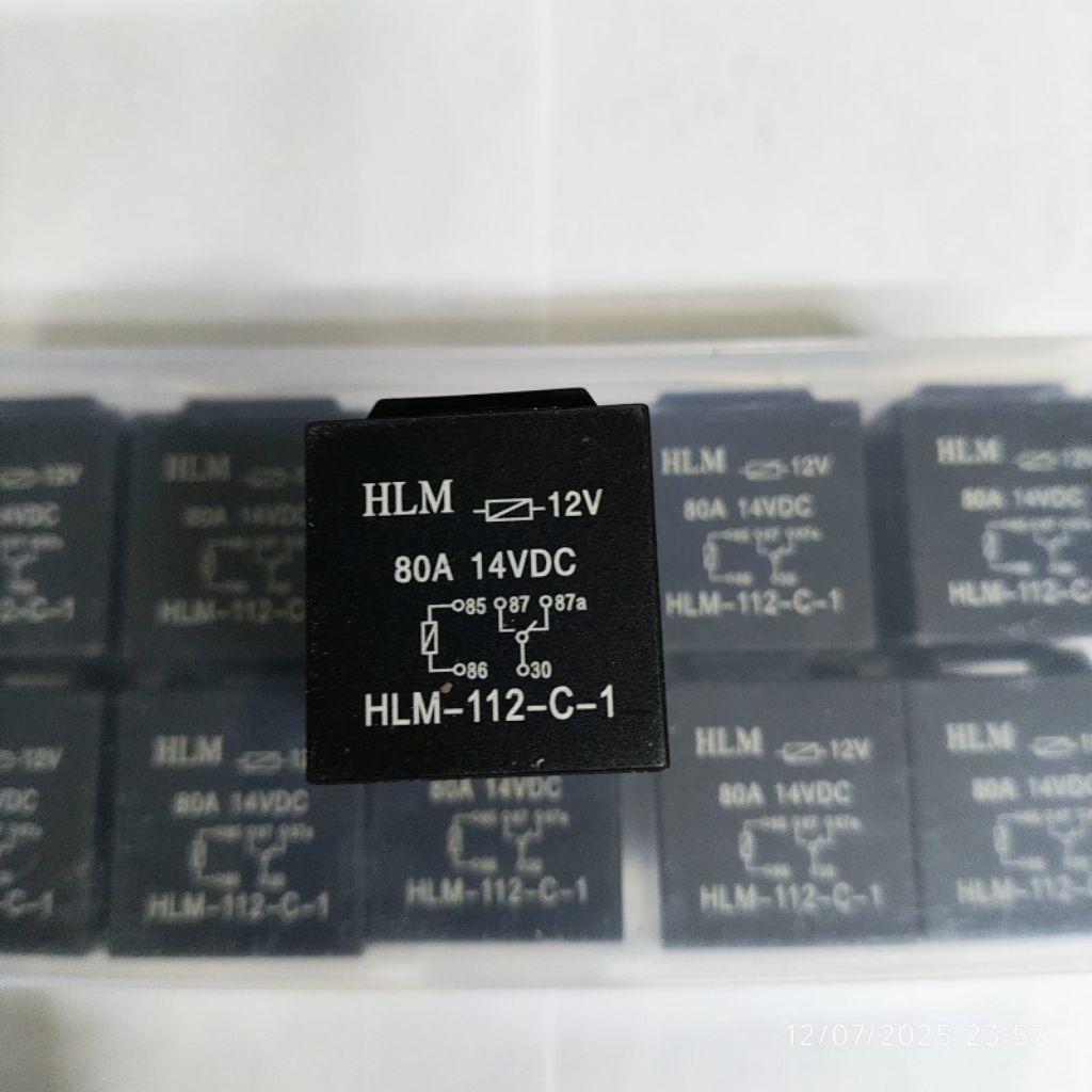 Jual Relay Relai Kaki 5 HLM 12V 80A - 87a Relay Pemutus - Harga 1 Pcs ...