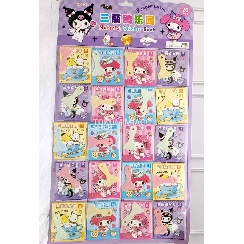 Jual MIMI ACC GROSIR 20 PCS STIKER SPATULA SANRIO CRY BABY | STIKER ...